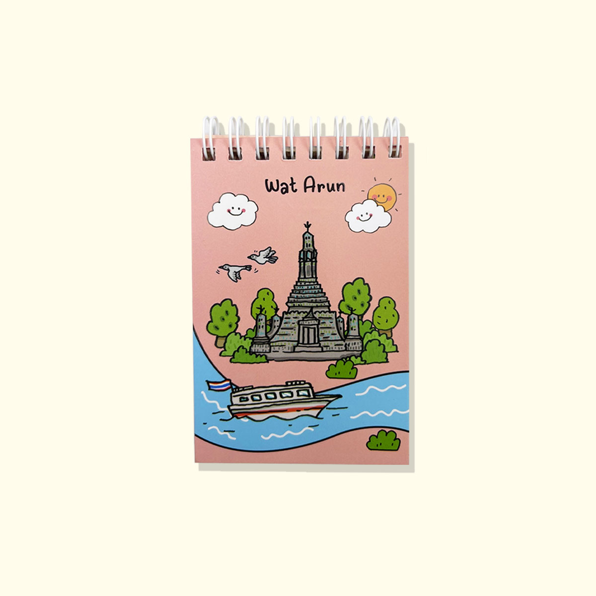 สมุดโน้ต Pop Up Mini Note สันห่วง I Love Thailand วัดอรุณ - The Artist ...